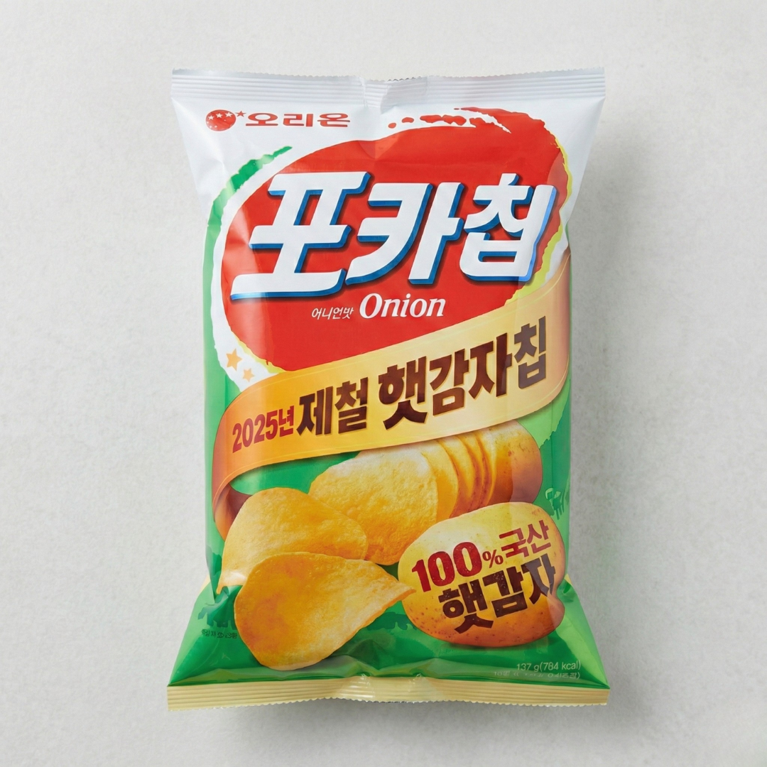 오리온 포카칩(어니언) 137g(Orion Poca Chip(Onion) 137g) – HanGaWee