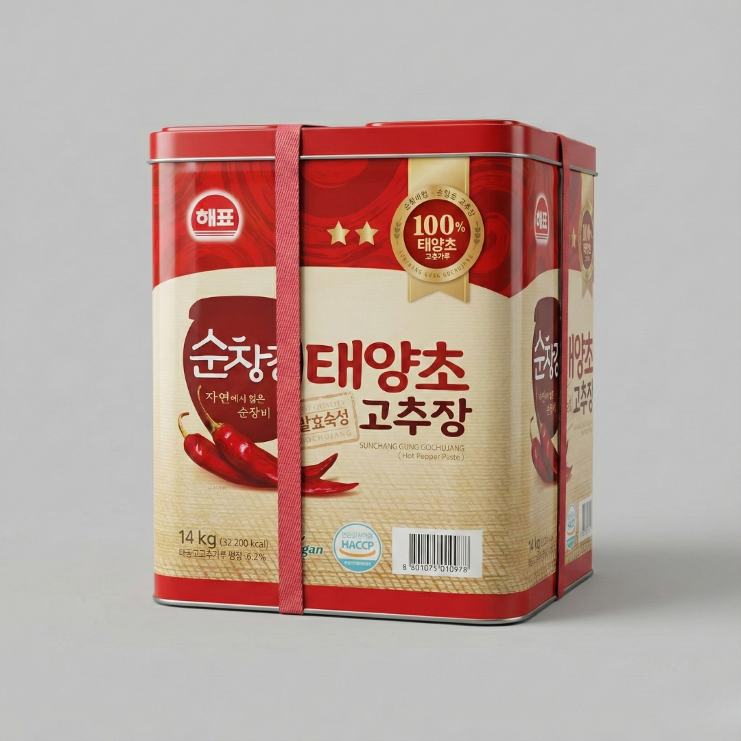 해표 순창궁 태양초 찰고추장 14KG *(HP Chilli Paste 14KG *) – HanGaWee