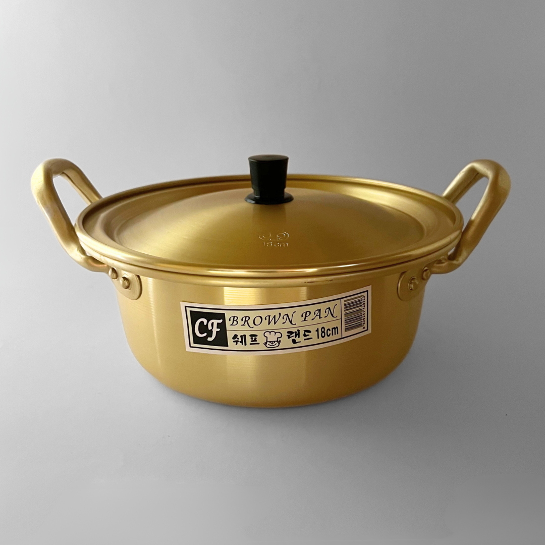 황냄비 18cm(Yellow Cooking Pot 18cm) – HanGaWee