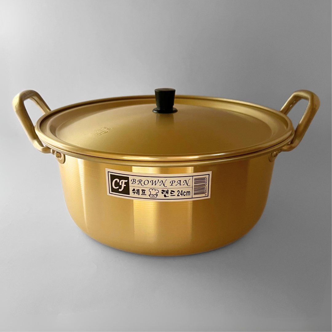 황냄비 24cm(Yellow Cooking Pot 24cm) – HanGaWee