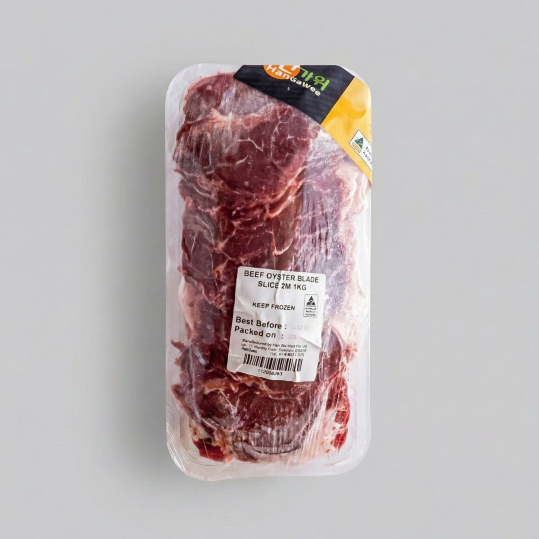 부채살 2M 1KG(BEEF OYSTER BLADE SLICE 2M 1KG) – HanGaWee