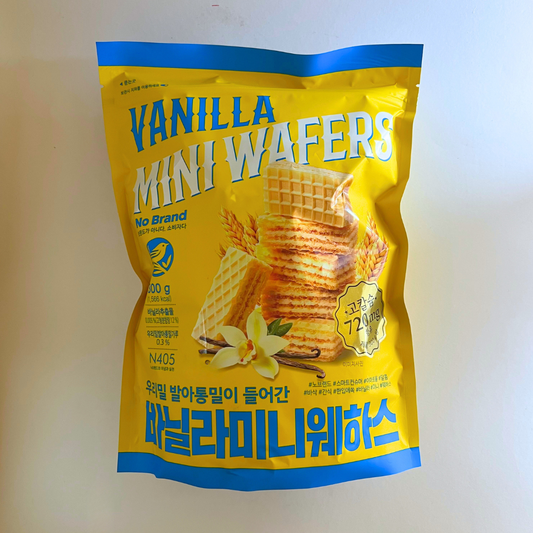 노브랜드 바닐라 미니웨하스 300g(NB Vanilla Mini Wafers 300g) – HanGaWee