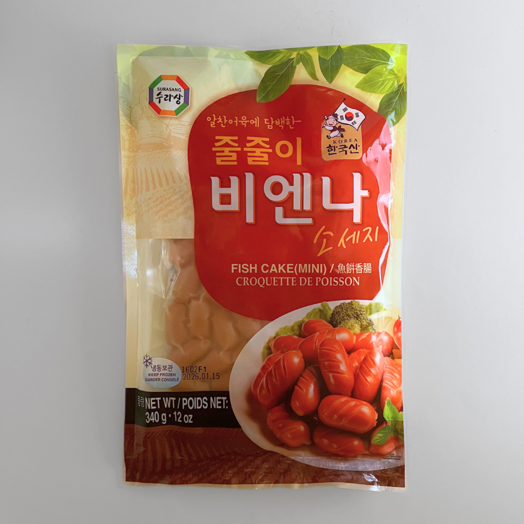 수라상 줄줄이 비엔나 340g(SRS Vienna Fish Cake Mini 340g) – HanGaWee
