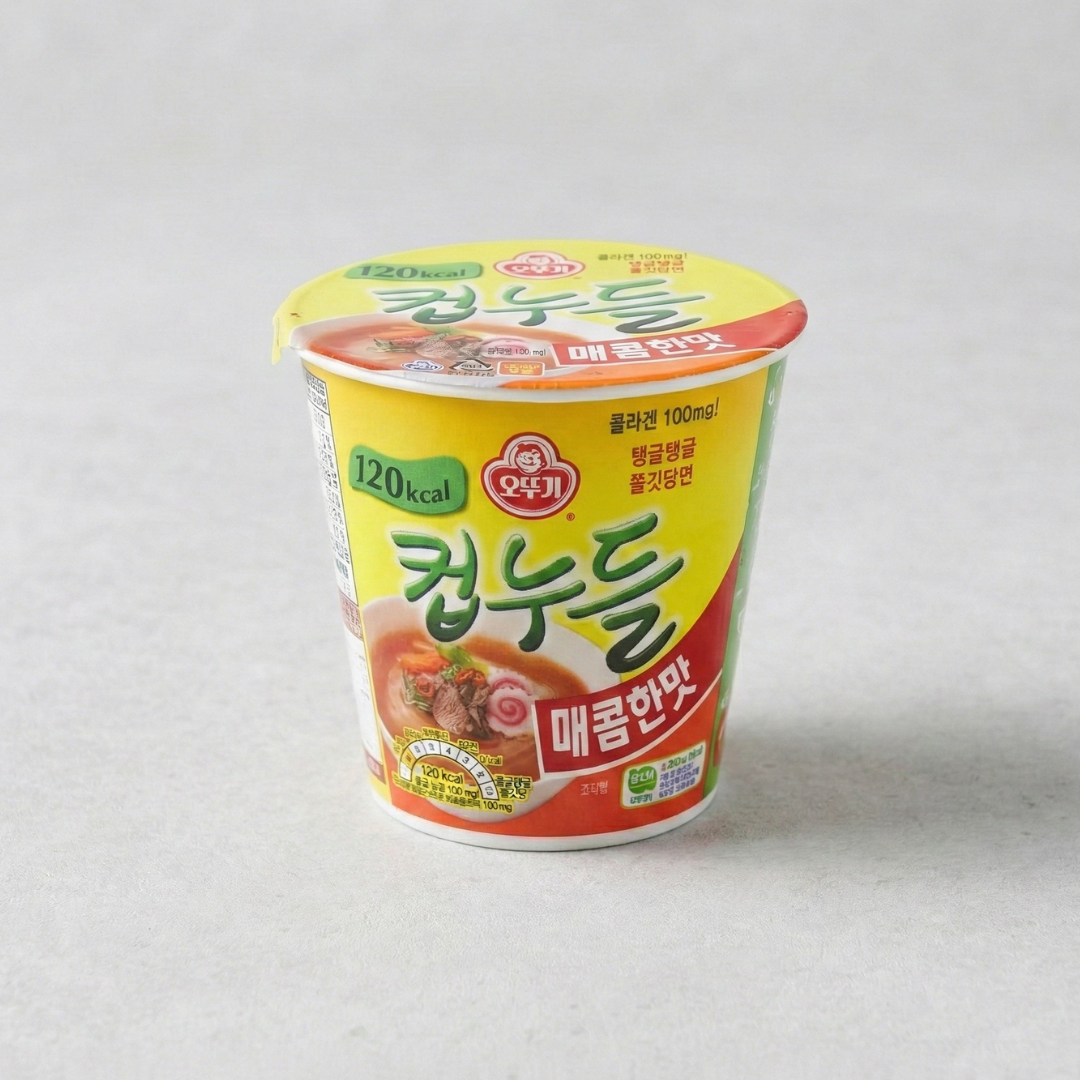 오뚜기 컵누들(매콤) 37.8g(OTG Cup Noodle(Spicy) 37.8g)[SINGLE] – HanGaWee