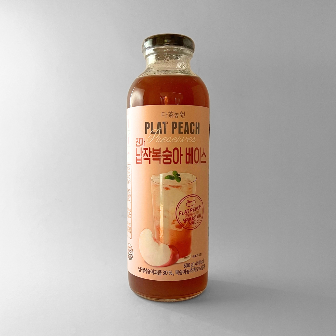 다농원 진짜 납작 복숭아 베이스 600G(DNW Tea Base Peach 600G) – HanGaWee