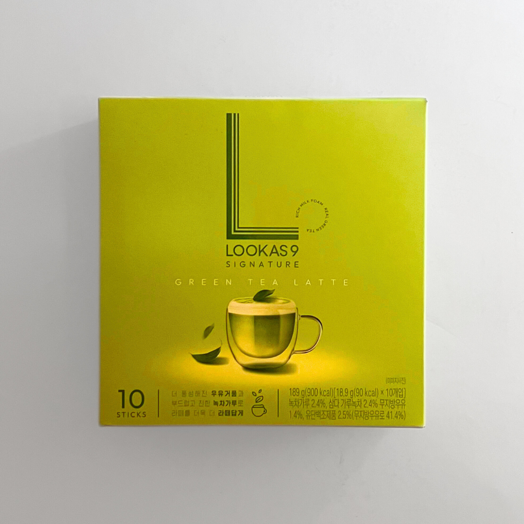 남양 루카스9 녹차라떼 18.9g*10T(NY Lookas9 Green Tea Latte 18.9g*10T) – HanGaWee