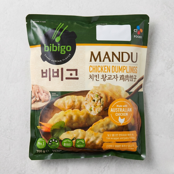 CJ 비비고 치킨 왕교자 700g(CJ Bibigo Mandu(Chicken) 700g) – HanGaWee