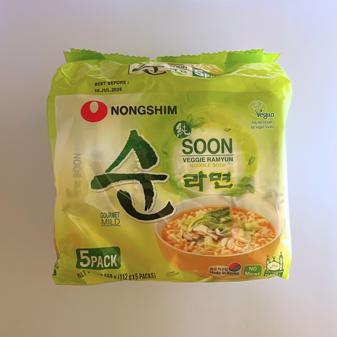 농심 순라면 멀티(NS Soon Vege Ramen 112g*5)[MULTI] – HanGaWee